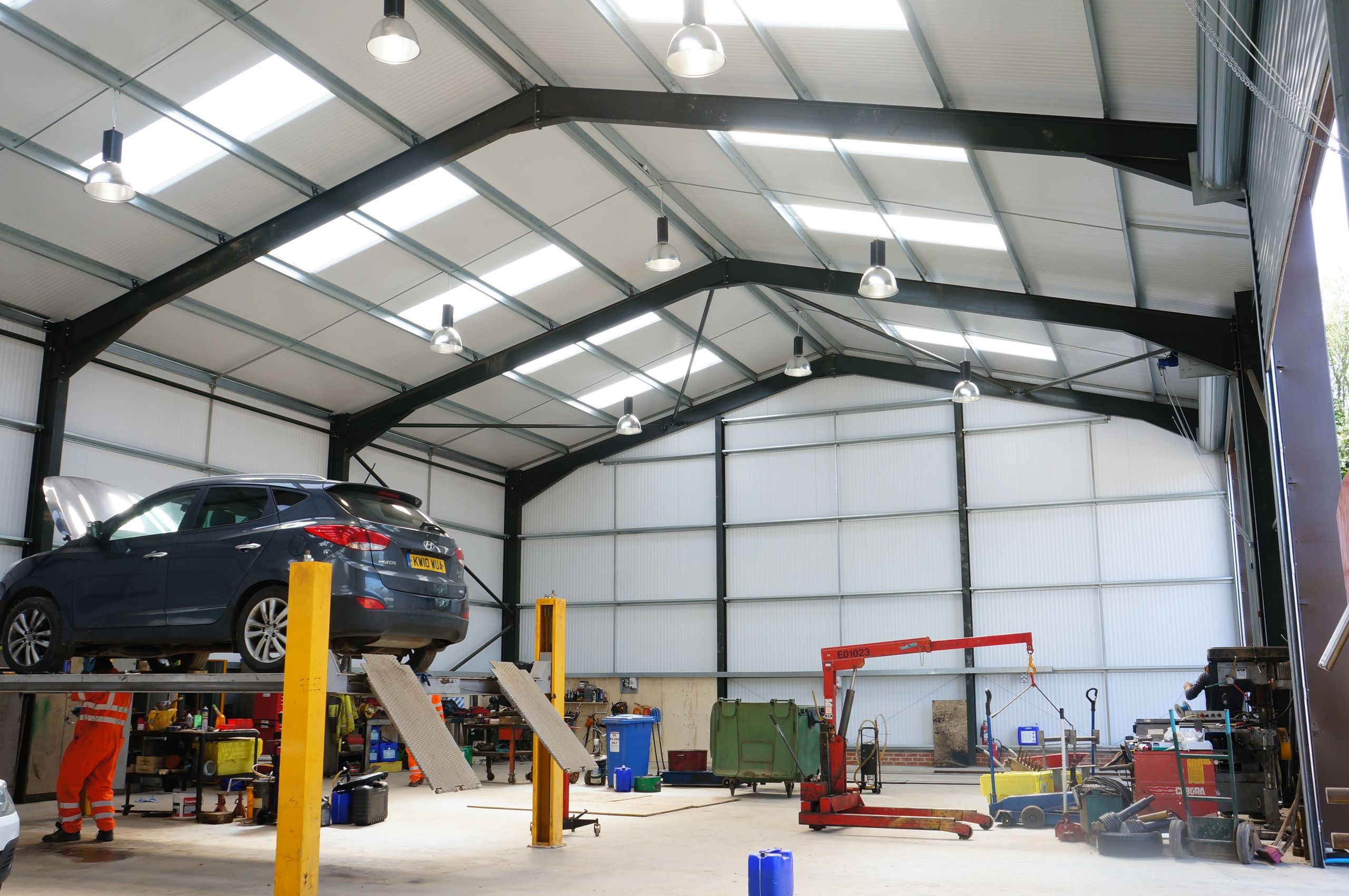 Industrial Steel Frame Buildings, Bridgewater Construction UK